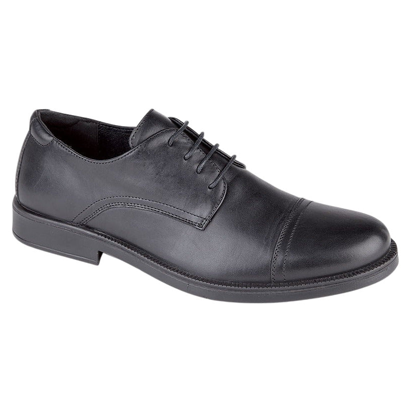 Gibson Lace Toe Cap - Black – Fields Menswear